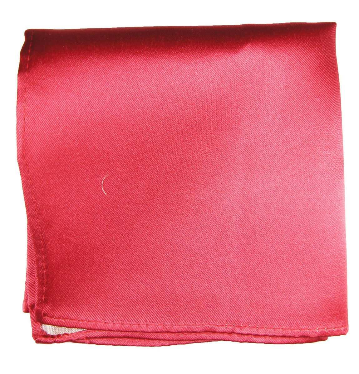 Solid Hot Pink Silk Pocket Square | Paul Malone