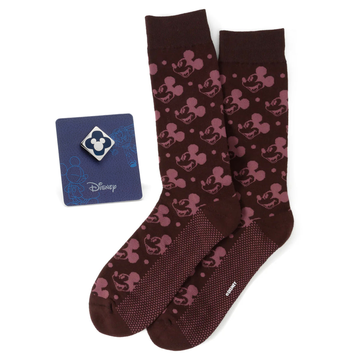 Disney Mickey Mouse Red Dot Socks and Blue Lapel Pin Gift Set – Paul Malone