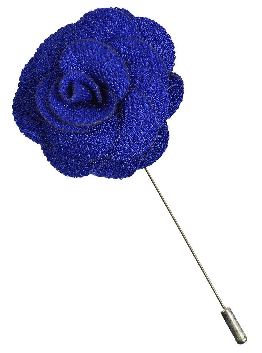 Royal Blue Lapel Flower | Paul Malone