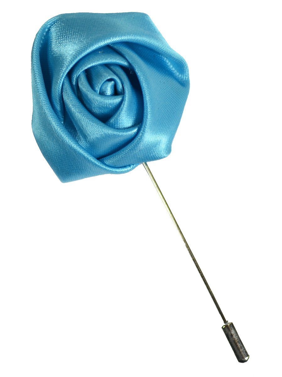 Mist Blue Lapel Flower | Paul Malone