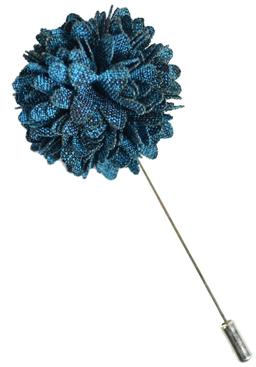 Lyons Blue Lapel Flower | Paul Malone