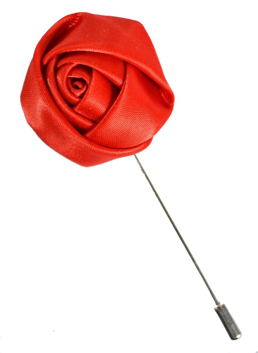Red Rose Lapel Flower | Paul Malone